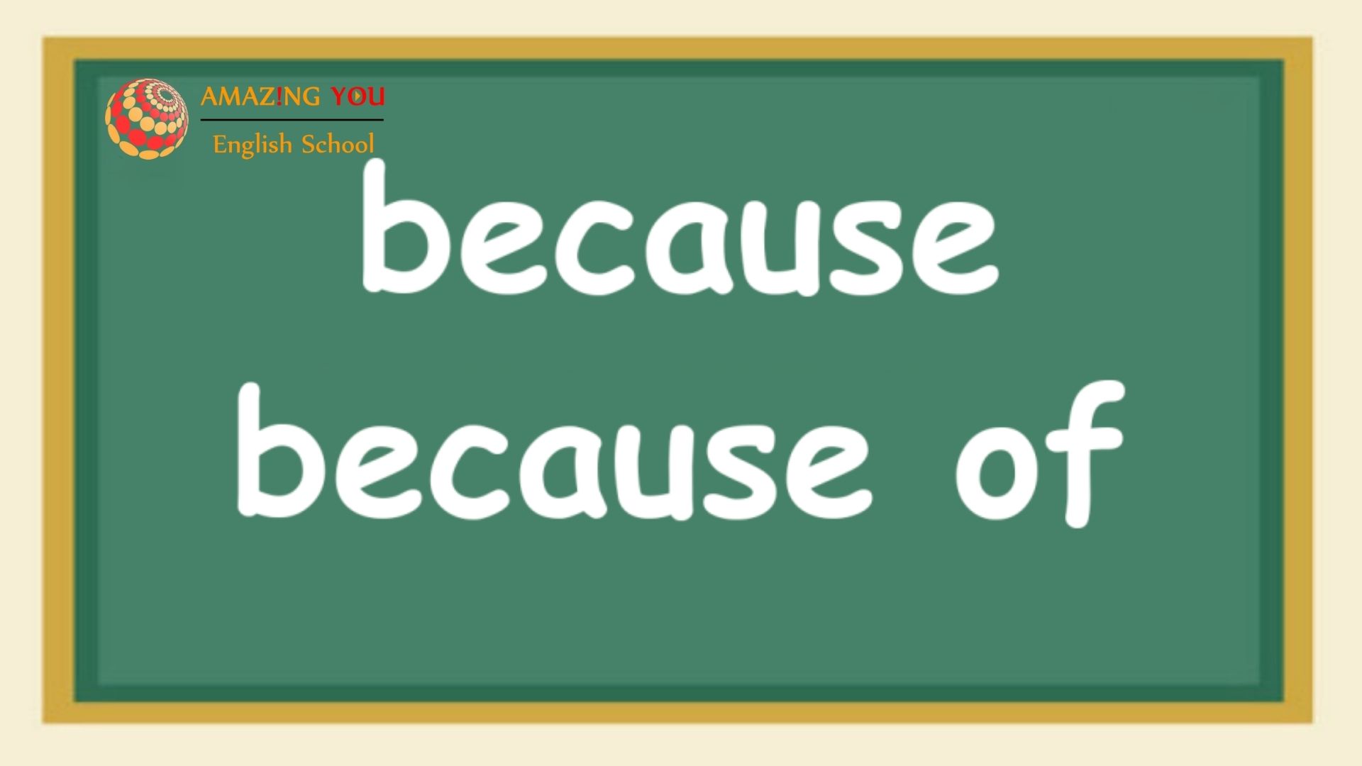 CÁCH DÙNG CẤU TRÚC BECAUSE OF, BECAUSE KHÔNG PHẢI AI CŨNG BIẾT - Anh ...